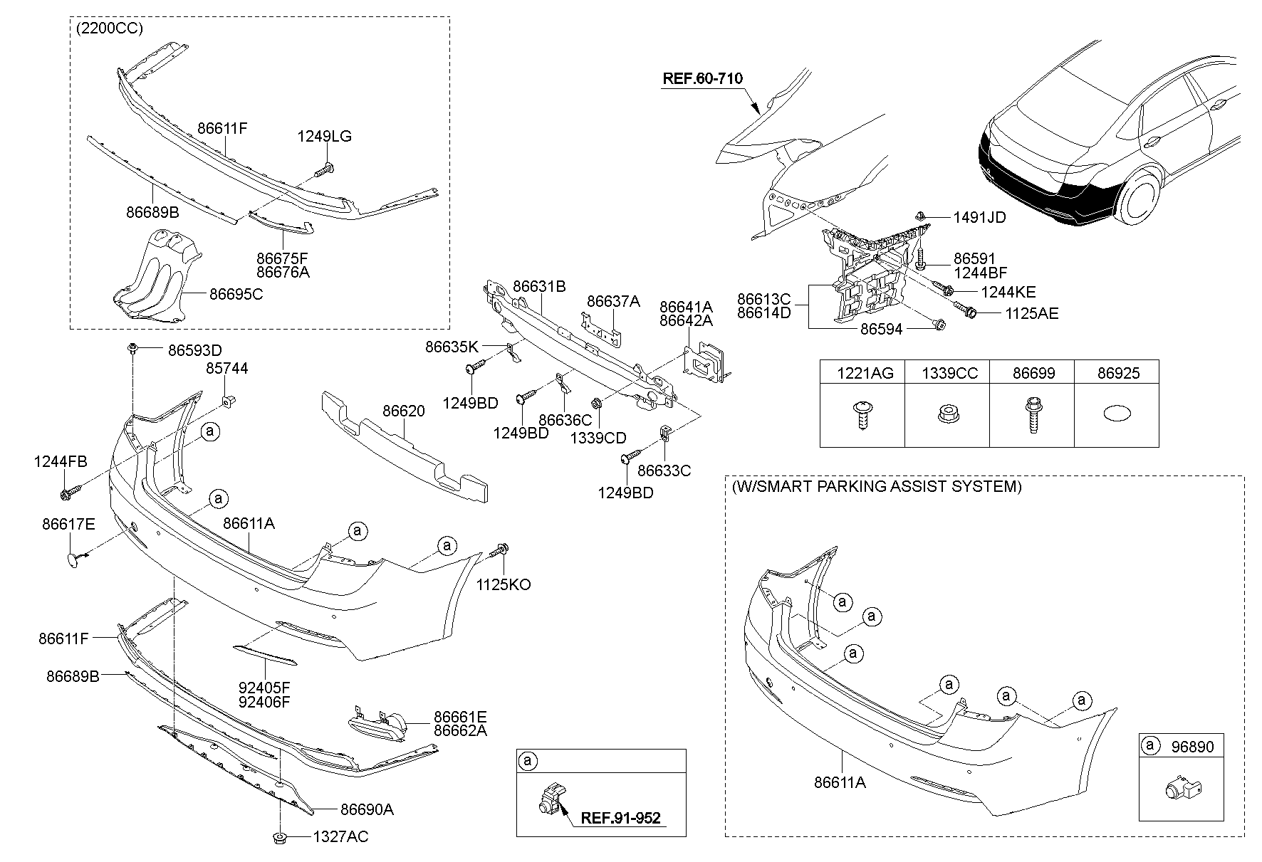86636-B1800 Bracket-Rr Beam Lwr Mtg Hyundai | YoshiParts