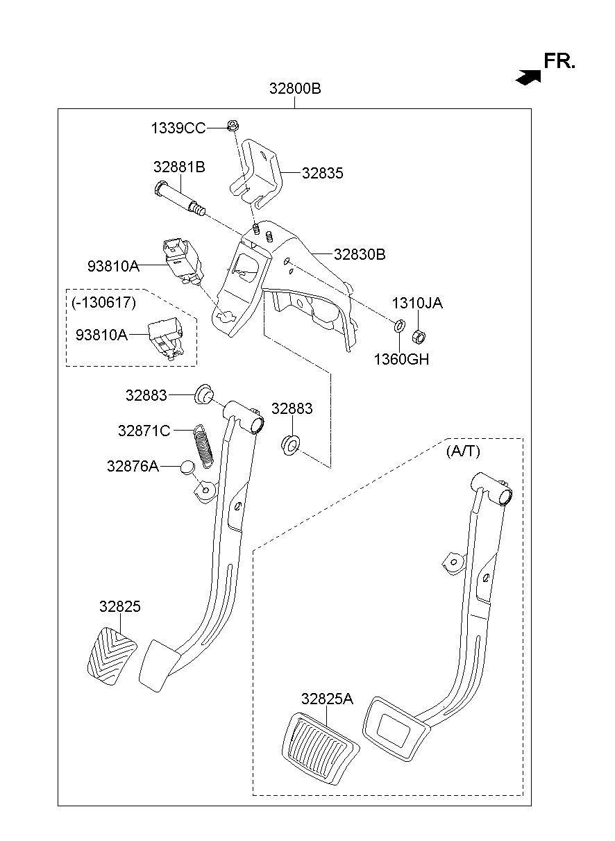 32825-2K500 Pad-Pedal Hyundai | YoshiParts