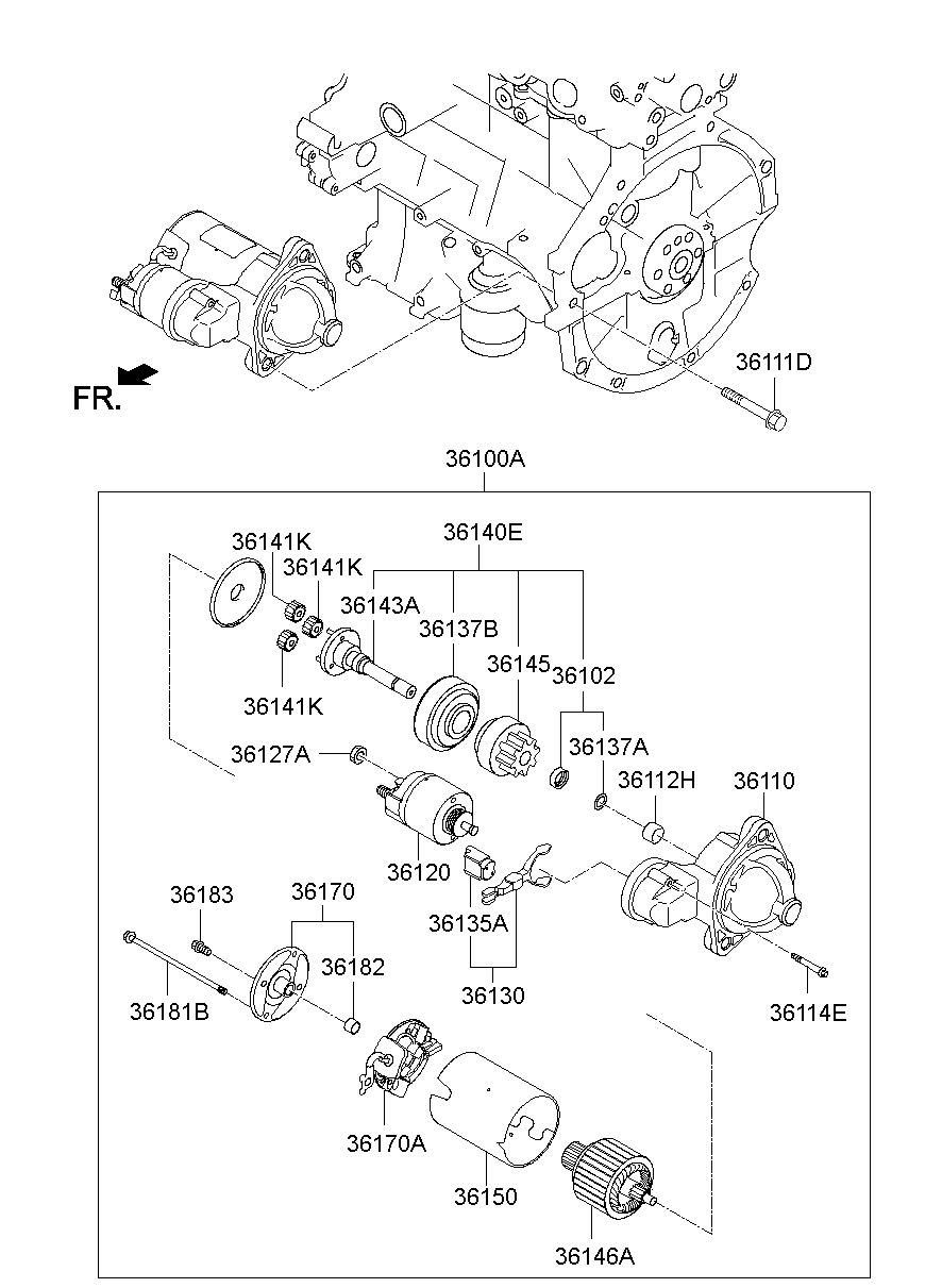 36145-2B614 Clutch-Over Running Hyundai | YoshiParts