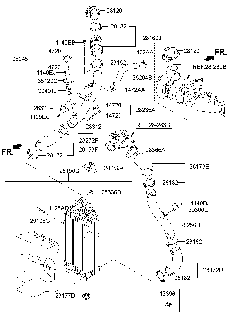 28291-2GTA0 Resonator Hyundai | YoshiParts