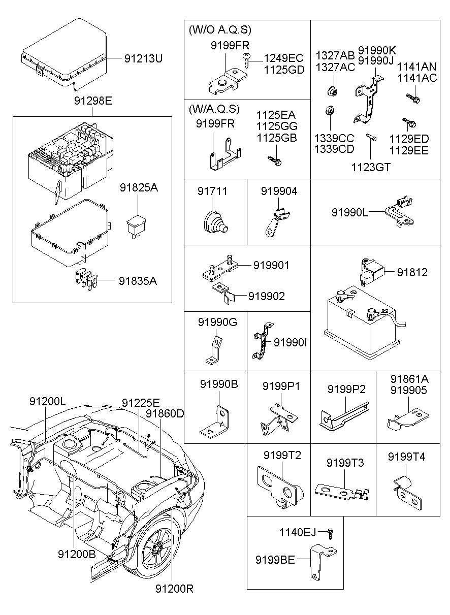 91226-2E340 Wiring Assy-Engine Lh Hyundai | YoshiParts