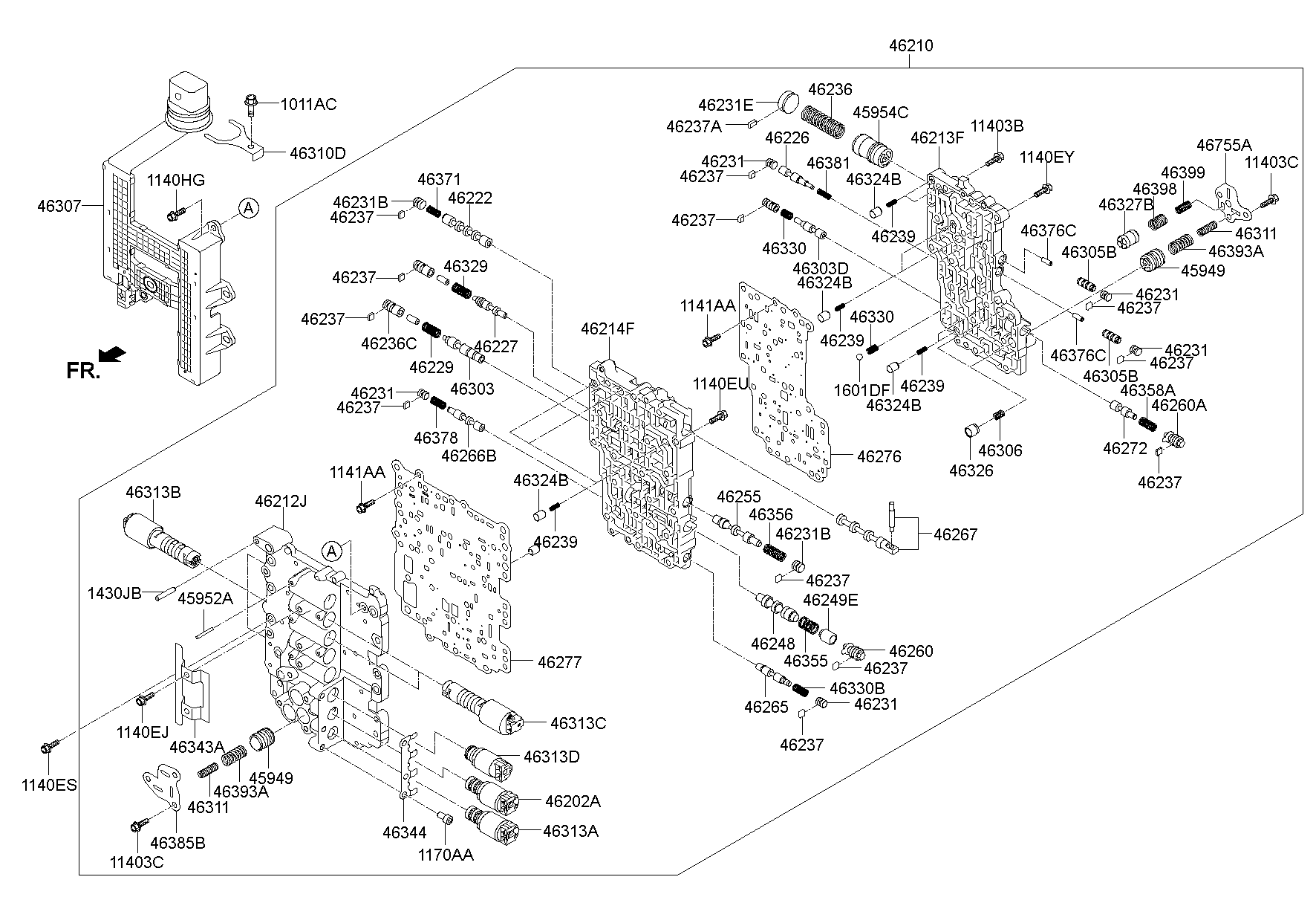 46313-4G100 Valve-Solenoid Kia | YoshiParts