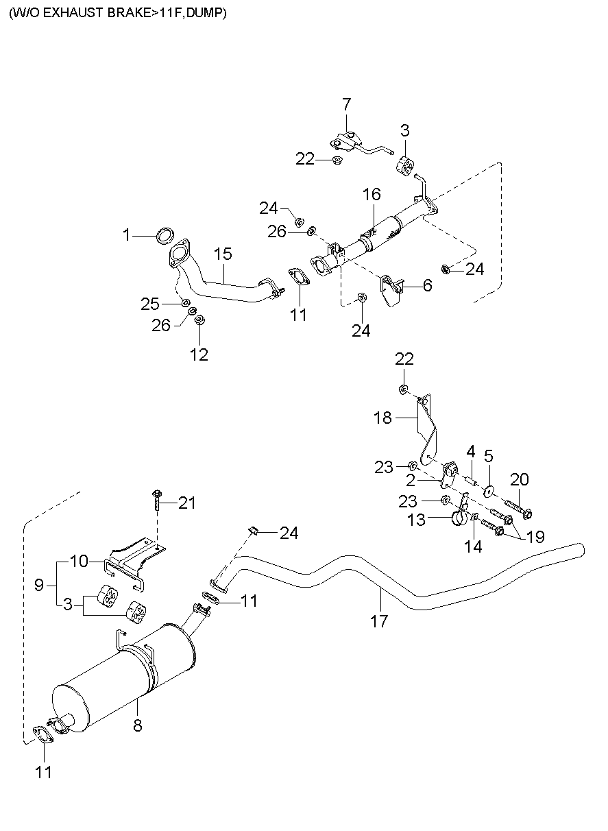 0K43A-40305 Gasket Kia | YoshiParts