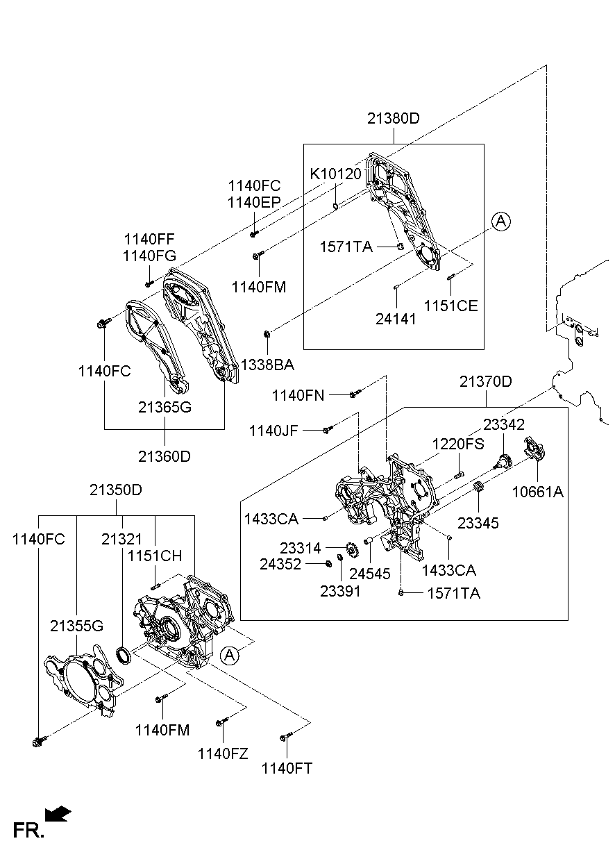 21320-4A000 Seal-Oil Kia | YoshiParts