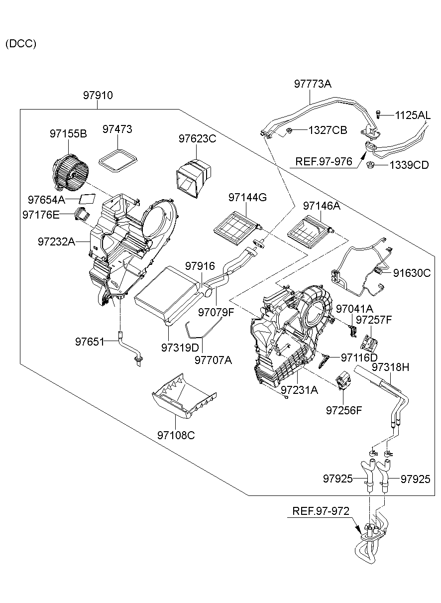 97945-4D050 Motor Assy-Blower Kia | YoshiParts
