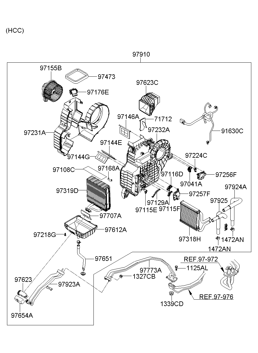 97945-4D050 Motor Assy-Blower Kia | YoshiParts