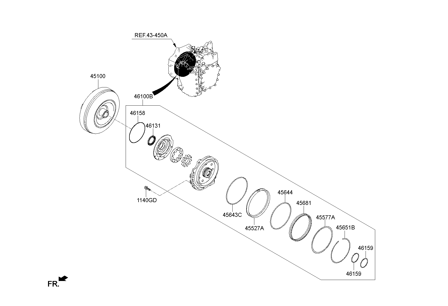 46100-3F800 Set-Oil Pump Assy Kia | YoshiParts