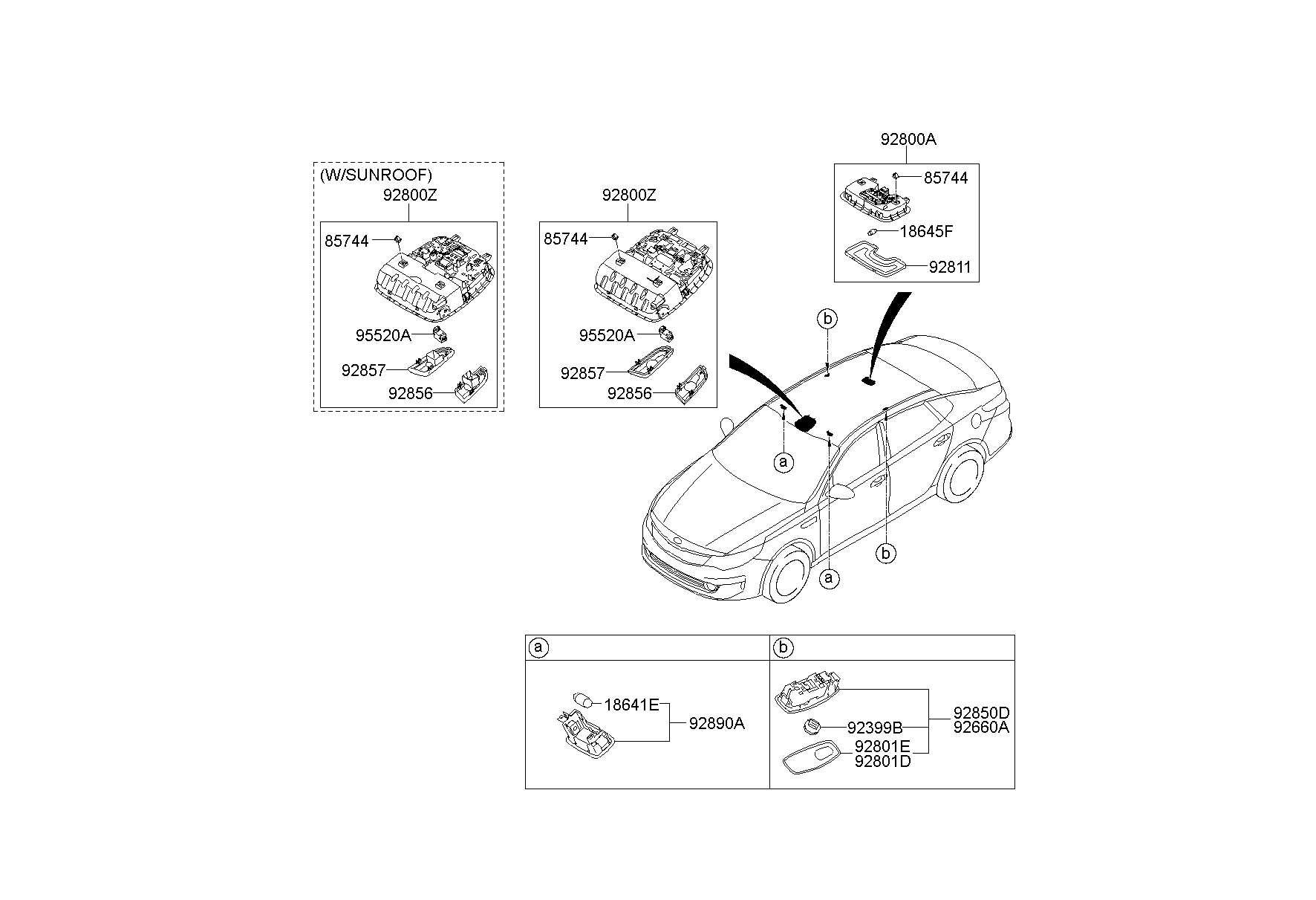 92870-3V000WK Lamp Assy-Rear Personal Kia | YoshiParts