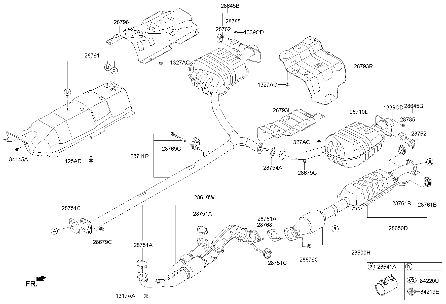 28751-C5100 Gasket-Exhaust Pipe Kia | YoshiParts