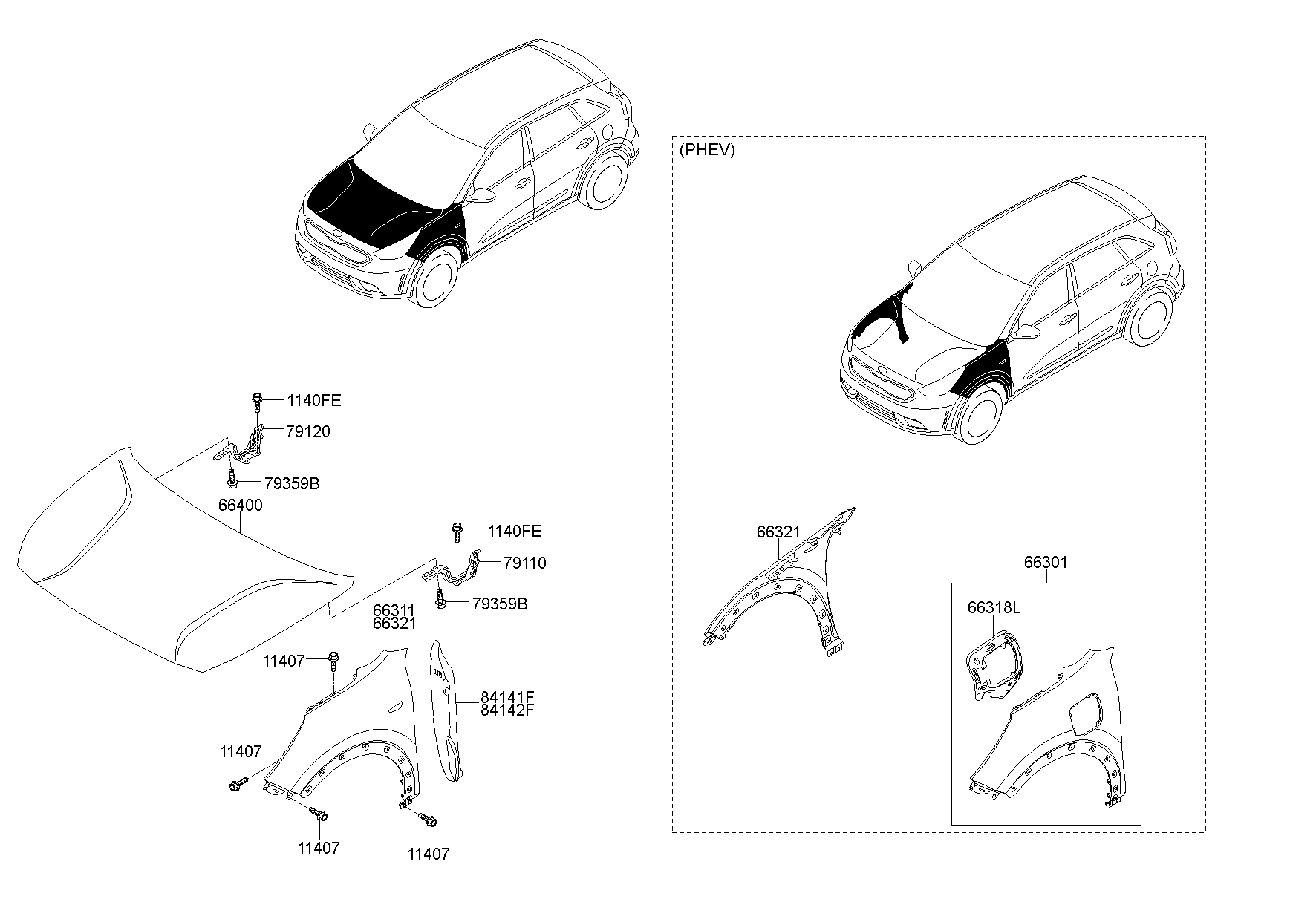 66321-G5000 Panel-Fender,Rh Kia | YoshiParts