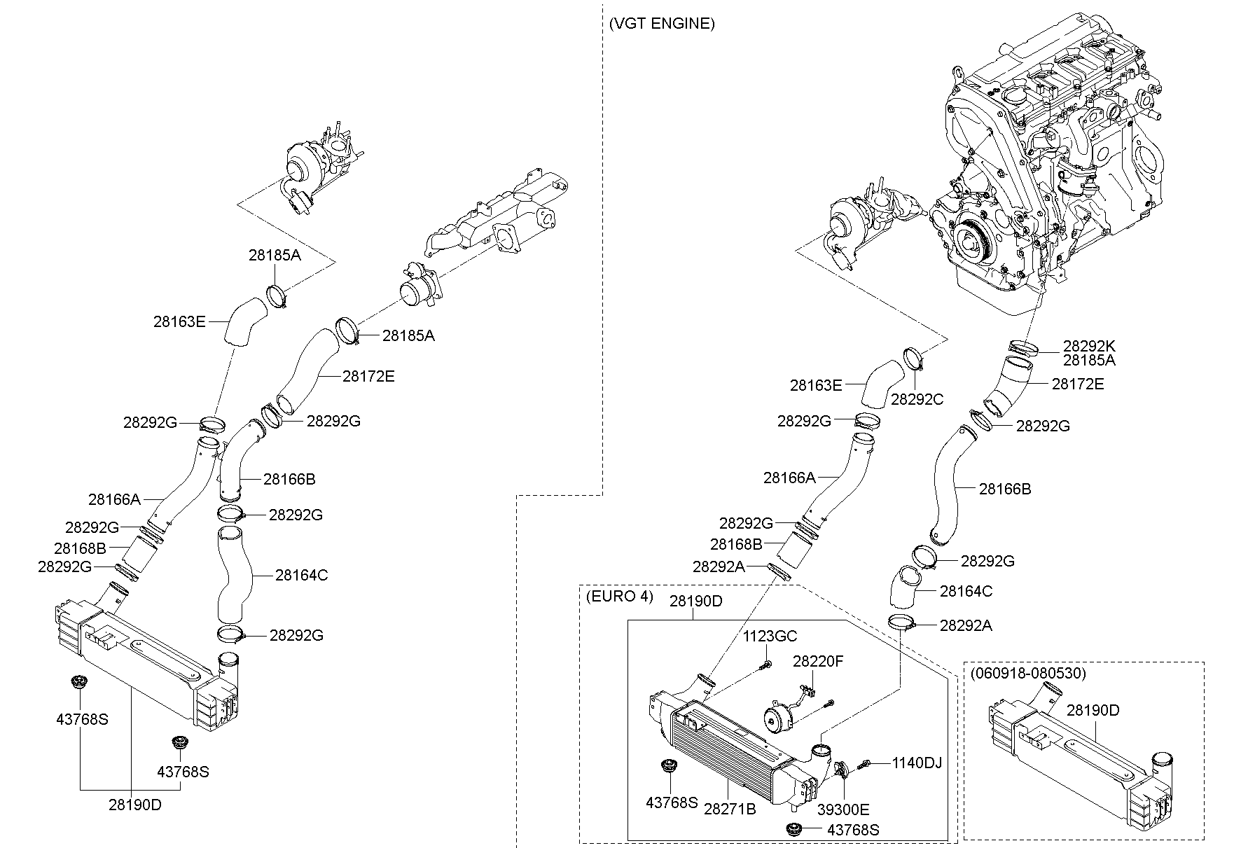 28190-4A470 Complete-Inter Cooler Kia | YoshiParts
