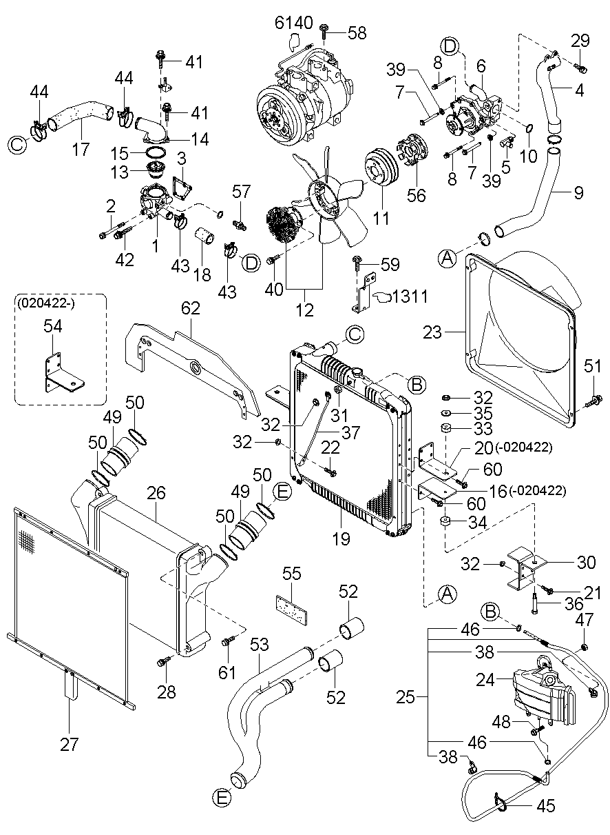 25381-5H000 Cushion Kia | YoshiParts