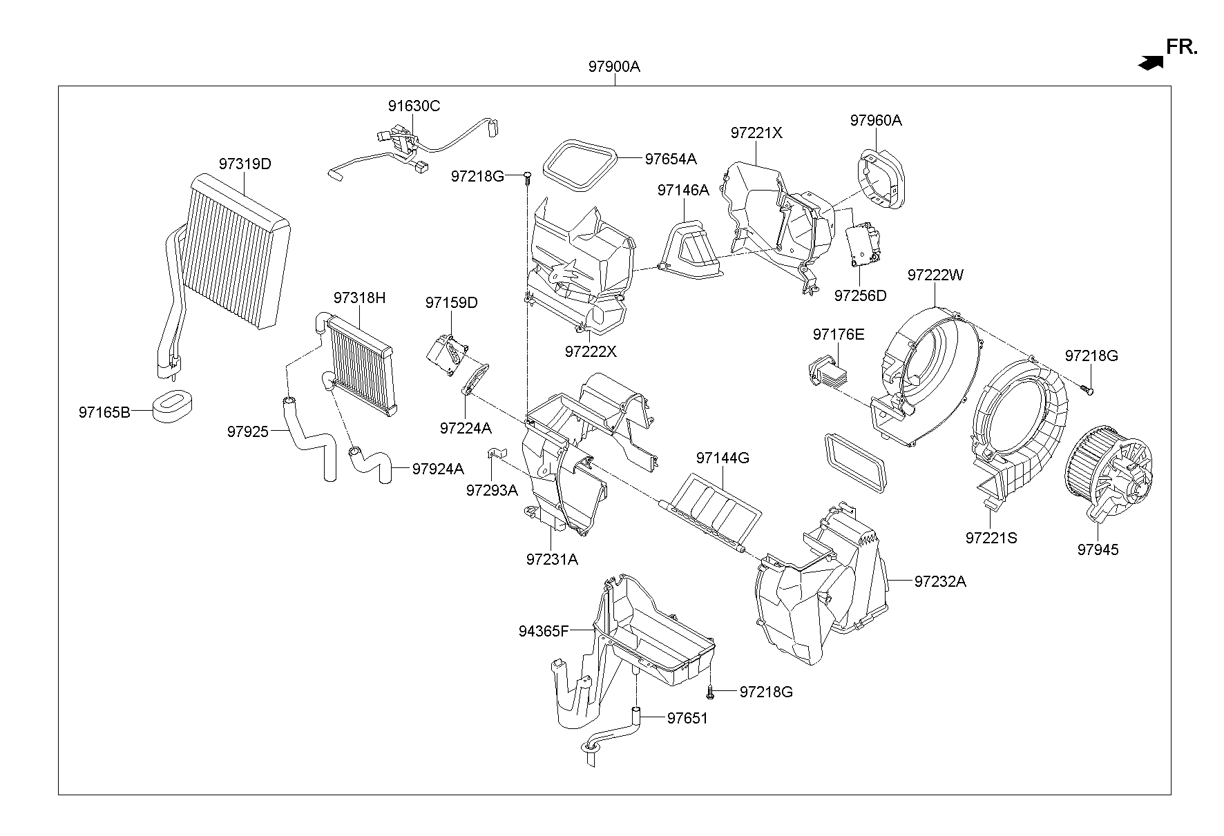 97222-3E060 Actuator-Mode Kia | YoshiParts