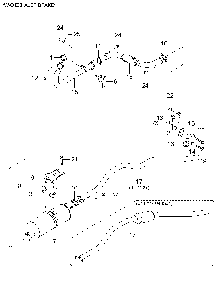 0K43A-40305 Gasket Kia | YoshiParts