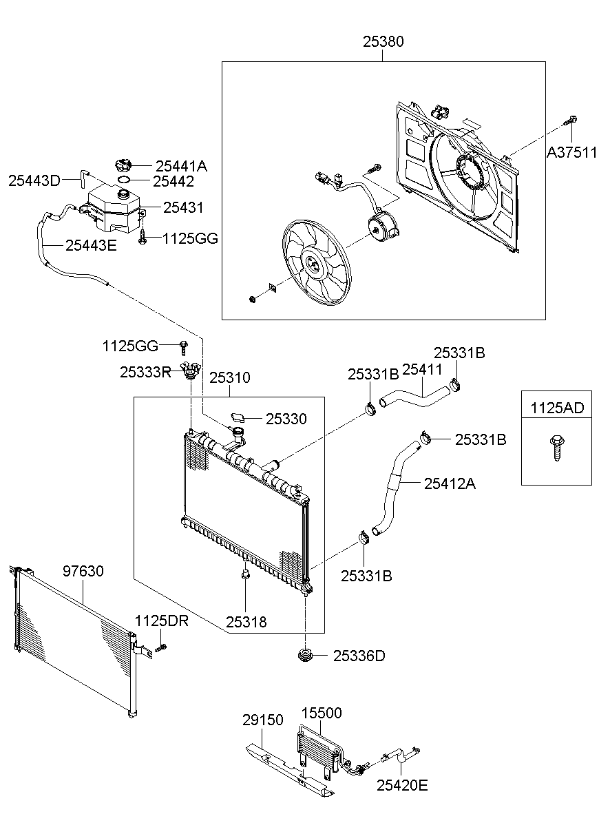 97853-2F000 Desiccant Assy-Receiver Drier Kia | YoshiParts