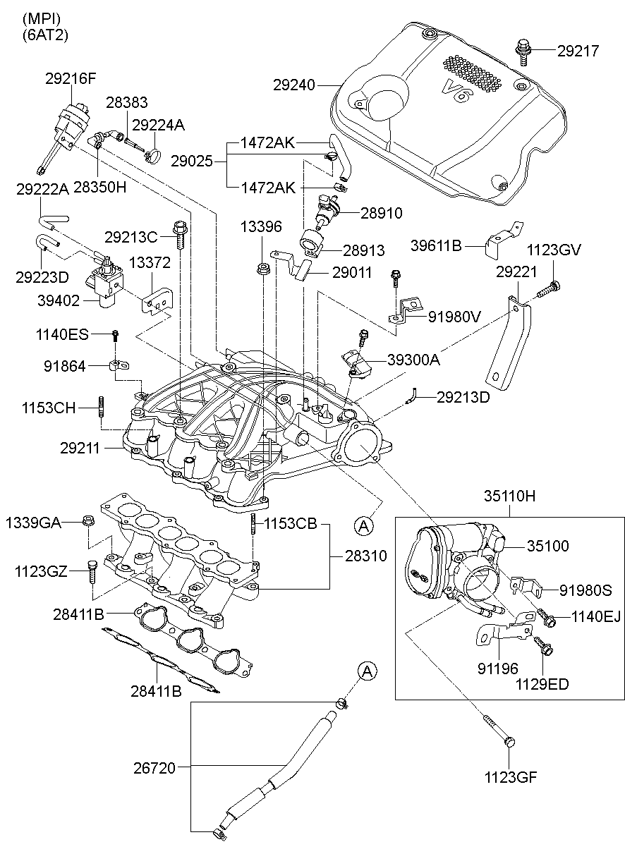 39300-3C500 Sensor Assy-Map Kia | YoshiParts