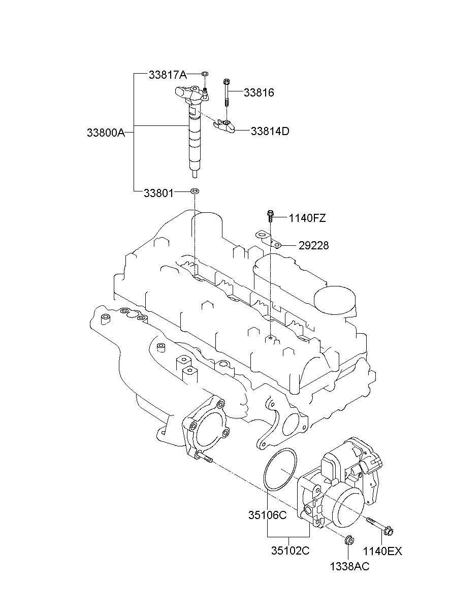33817-2F000 Ring "O" Kia | YoshiParts