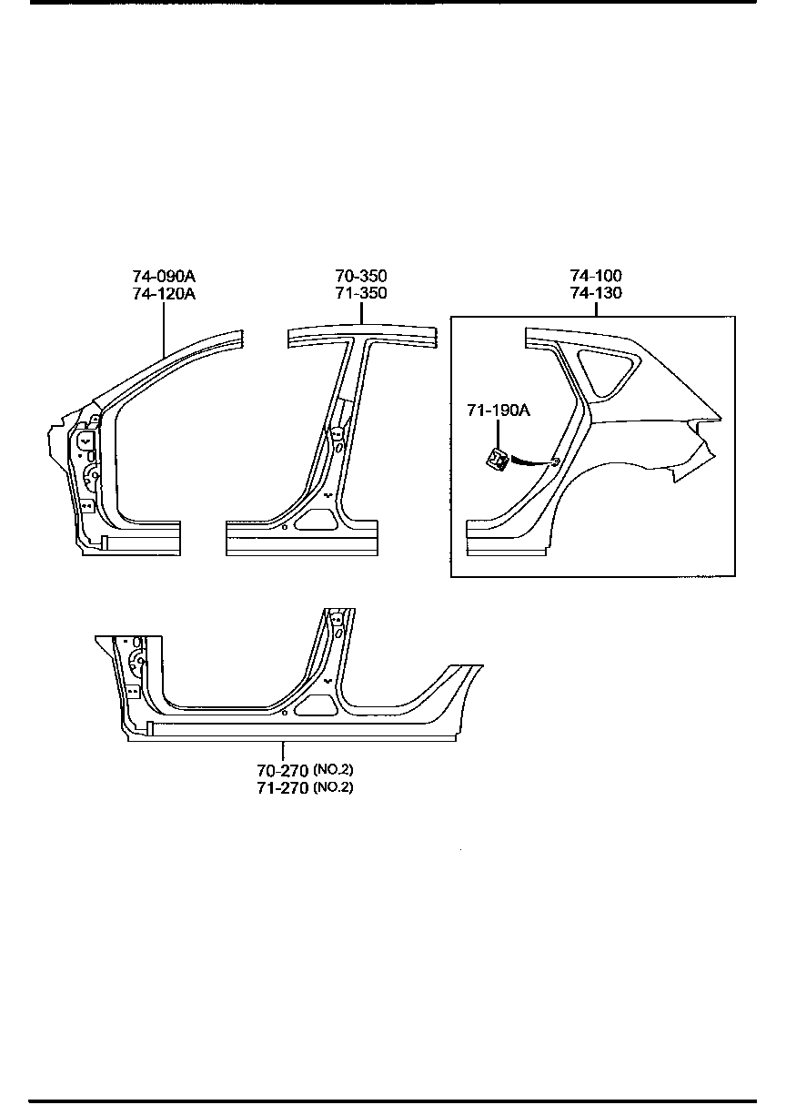 BPYK-70-271A Panel(R),Side Sill Mazda | YoshiParts