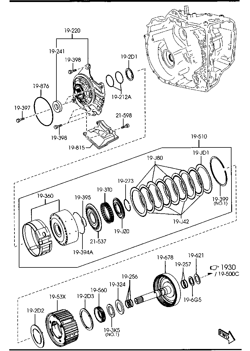 AW01-19-JD9 Ring,Snap Mazda | YoshiParts