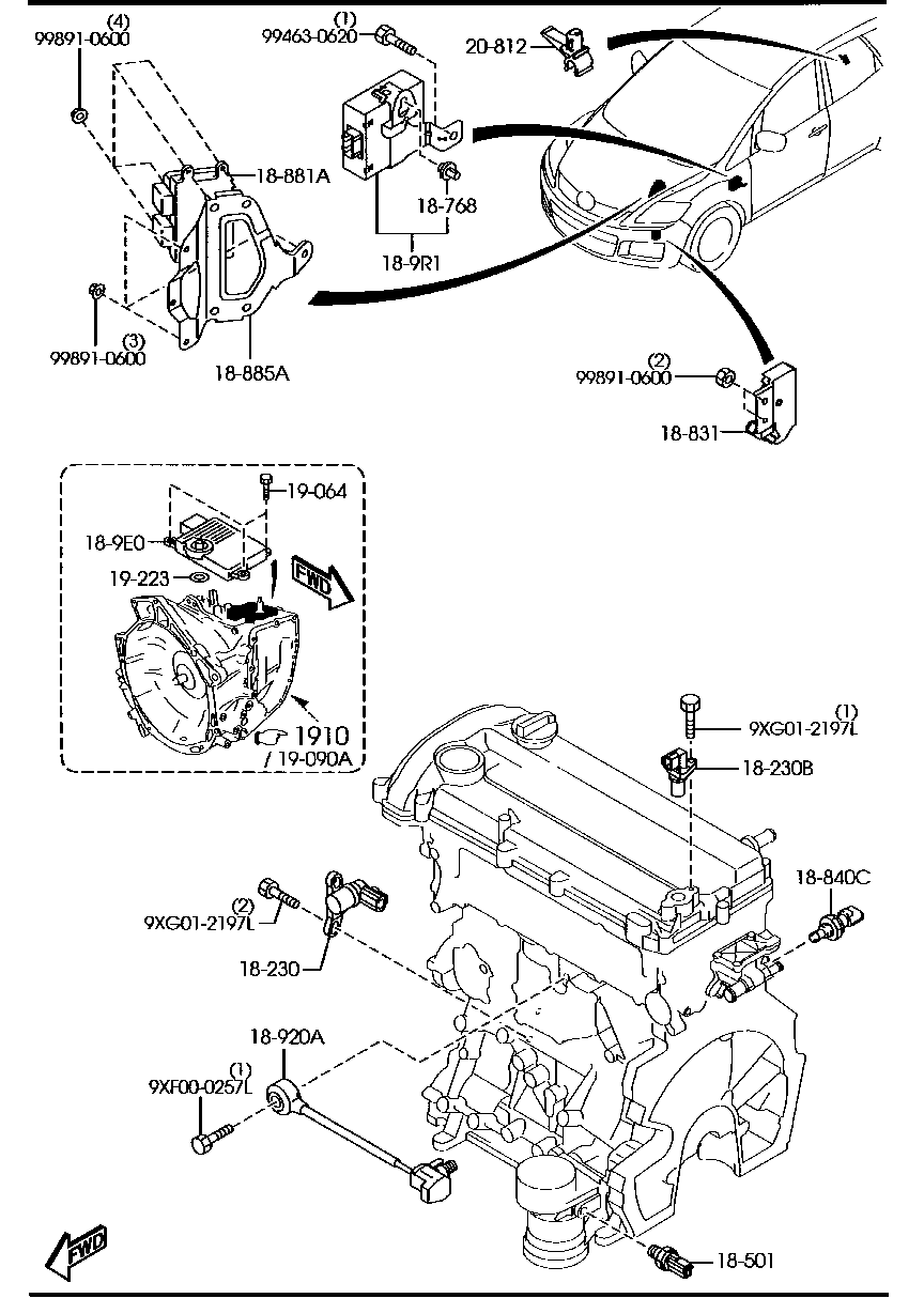L37G-18-881E Module,Powertrain Control Mazda | YoshiParts
