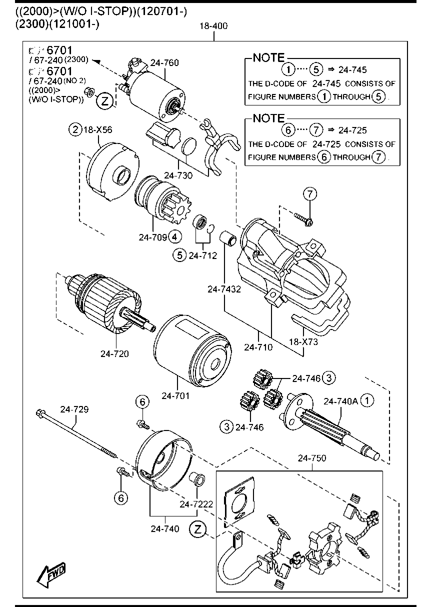 LF8J-18-400B Starter Mazda | YoshiParts