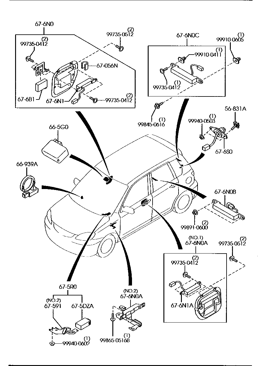 D461-66-938 Coil,Antenna-Immobilizer Mazda | YoshiParts