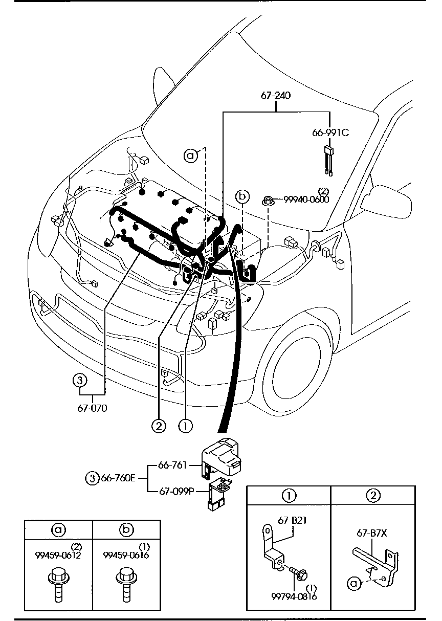 D584-67-020C Harness,Emission Mazda | YoshiParts