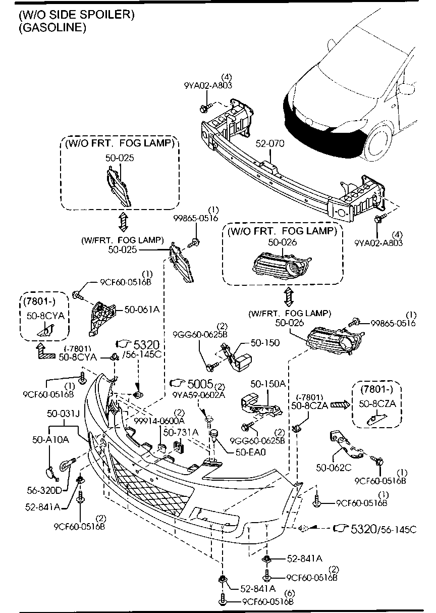C236-50-C11A Cover(R),Lamp Mazda | YoshiParts