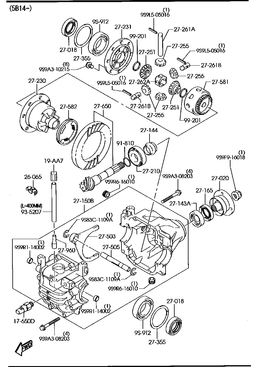 ZZS0-27-581B Hub,Lock-Diff. Mazda | YoshiParts
