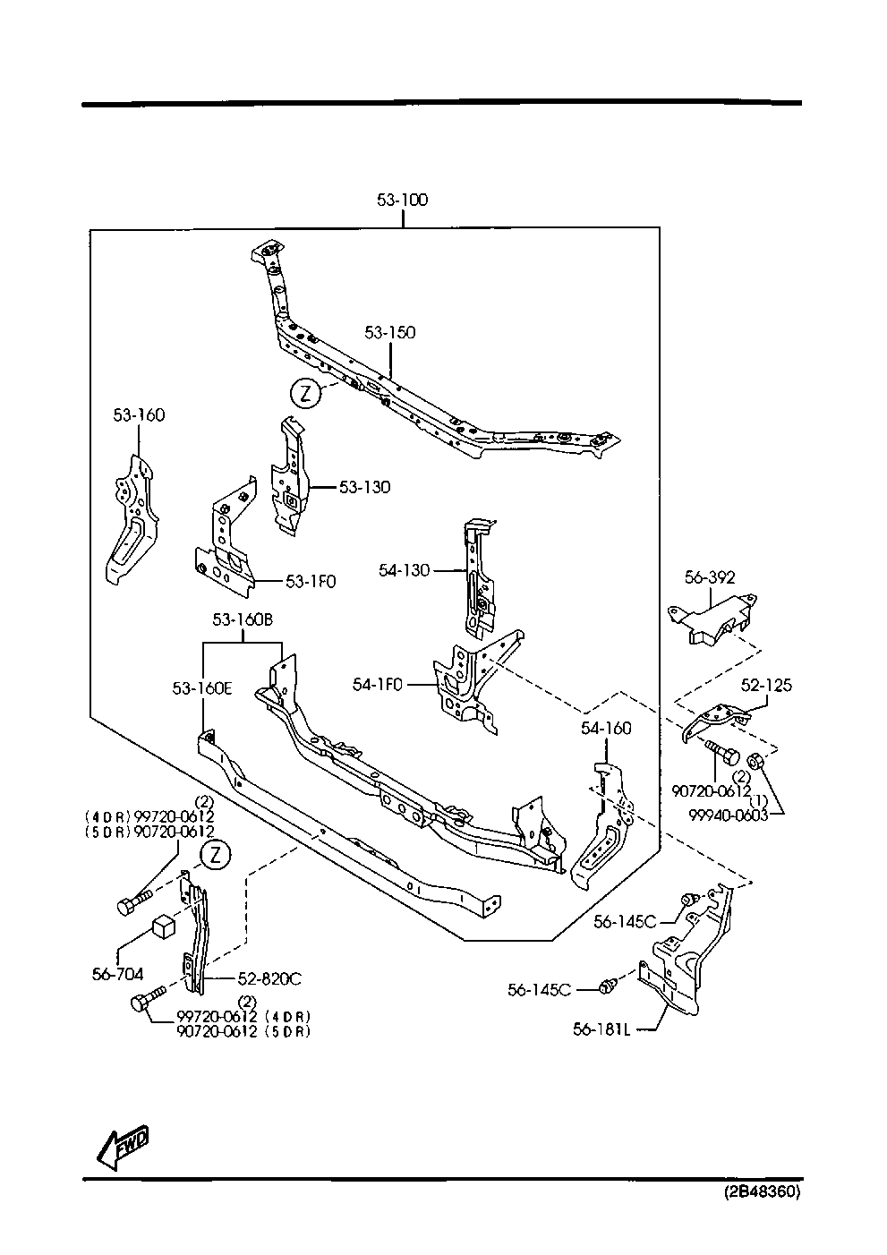 B30D-53-120 Panel(R),Shroud Mazda | YoshiParts