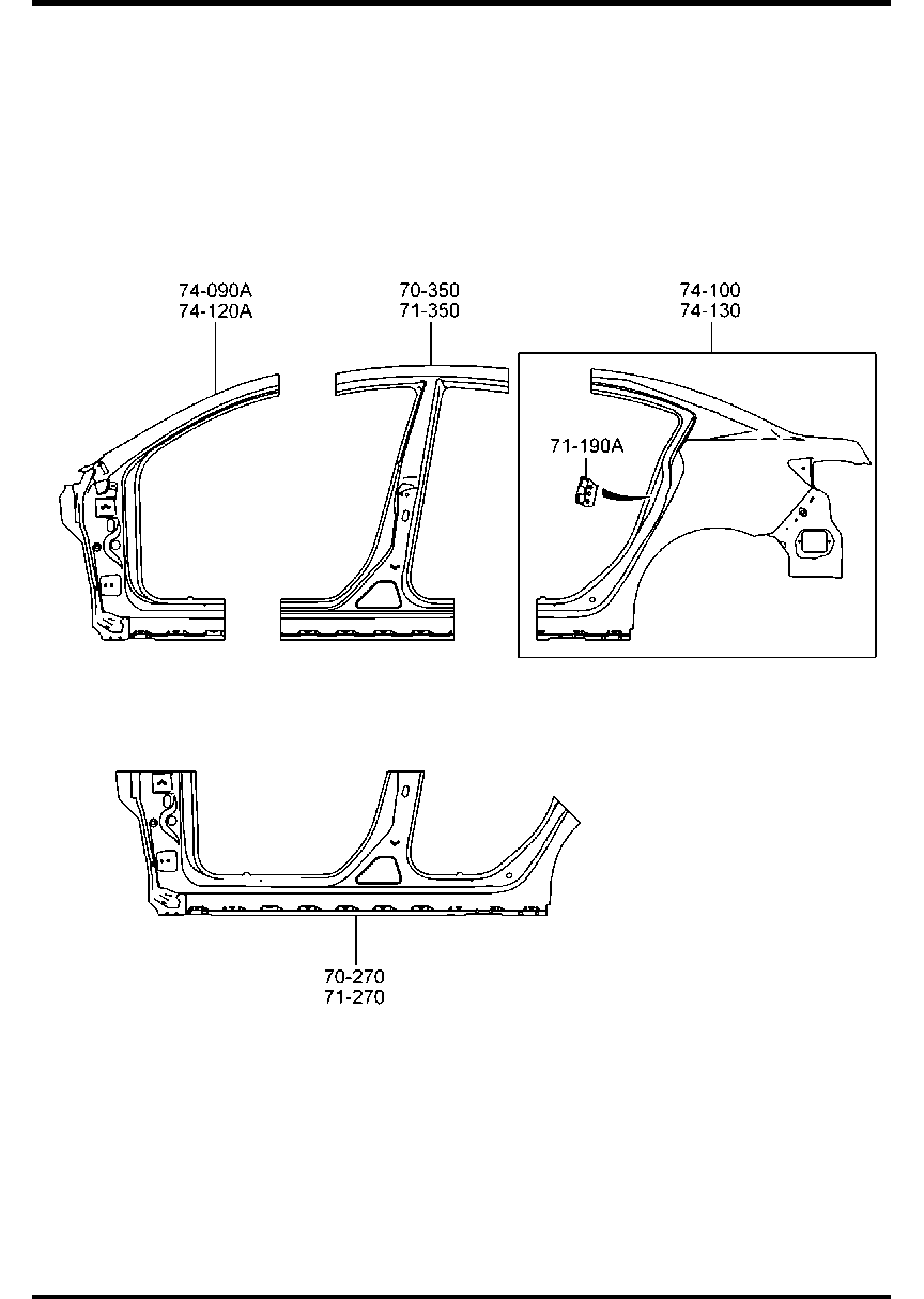 BBY3-70-271 Panel(R),Side Sill Mazda | YoshiParts