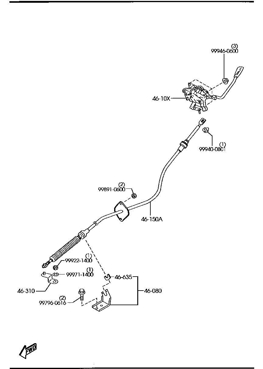 L116-46-10XB Change Control Mazda | YoshiParts
