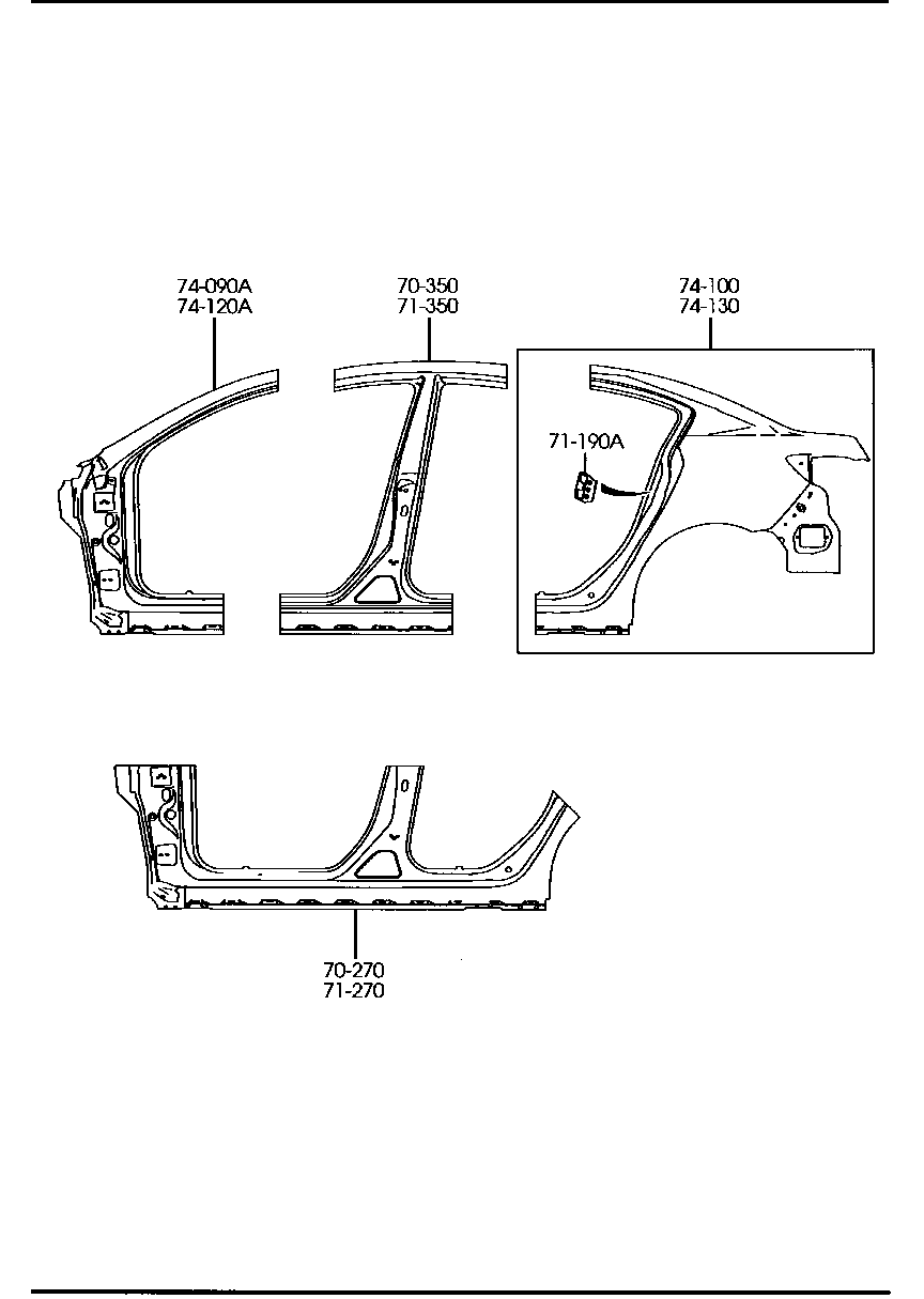 BBY3-70-271 Panel(R),Side Sill Mazda | YoshiParts