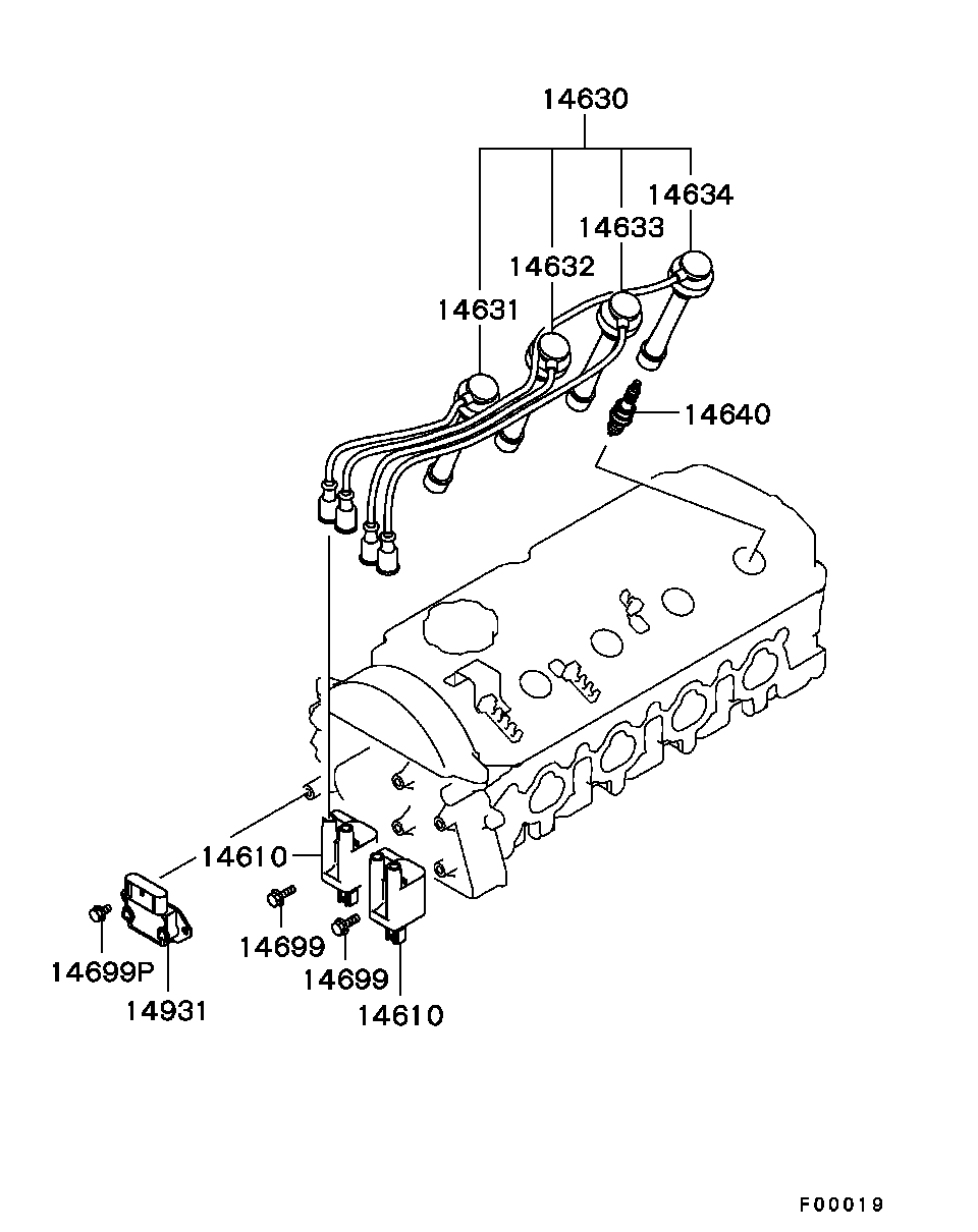 MS851357 Spark Plug Mitsubishi | YoshiParts