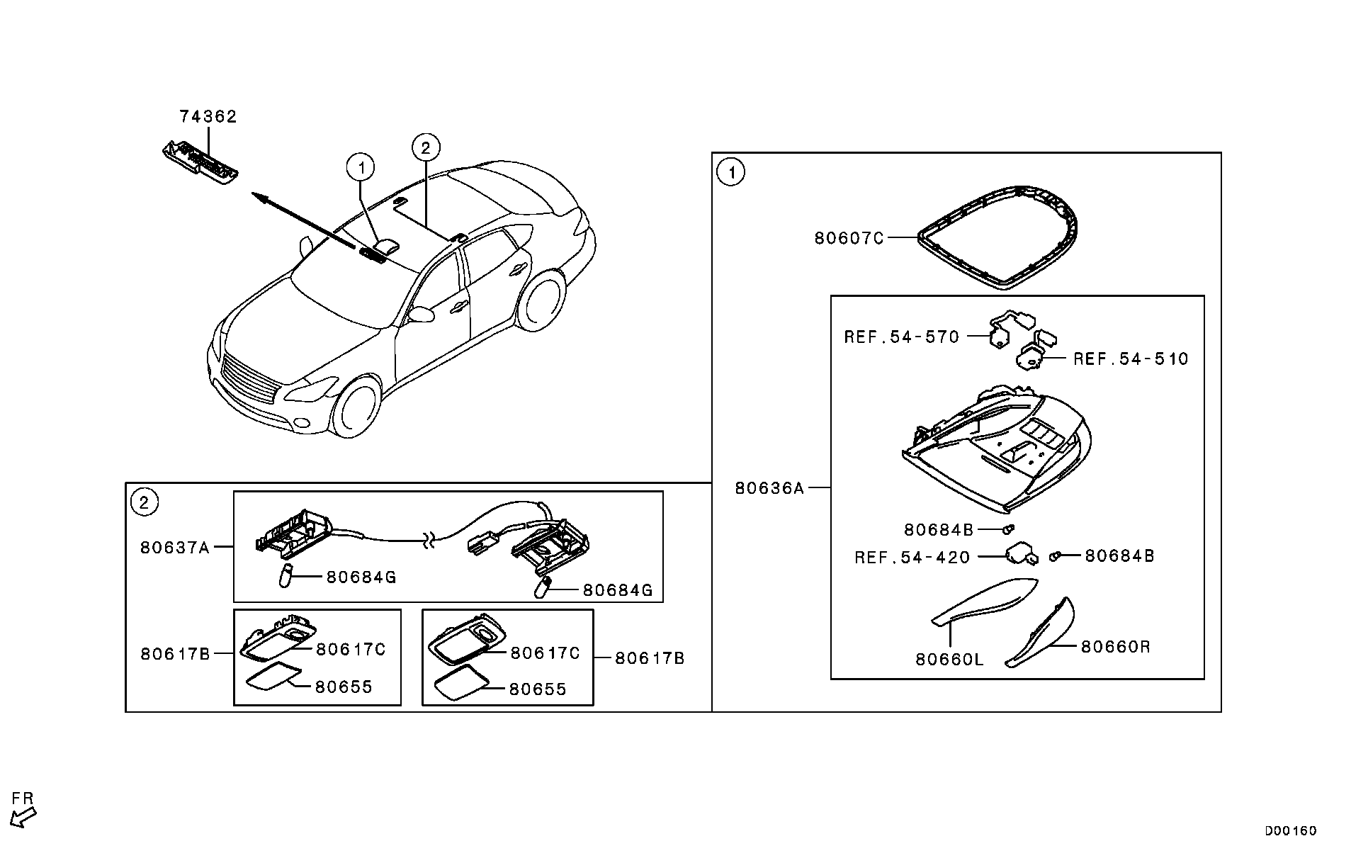 MQ707601 Bracket,Map Lamp Mitsubishi | YoshiParts