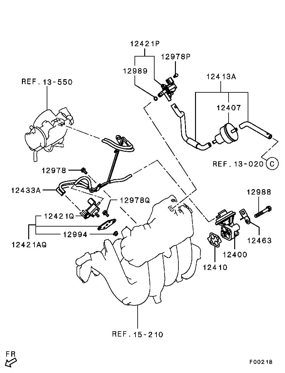 8657A015 Valve,Emission Solenoid Mitsubishi | YoshiParts