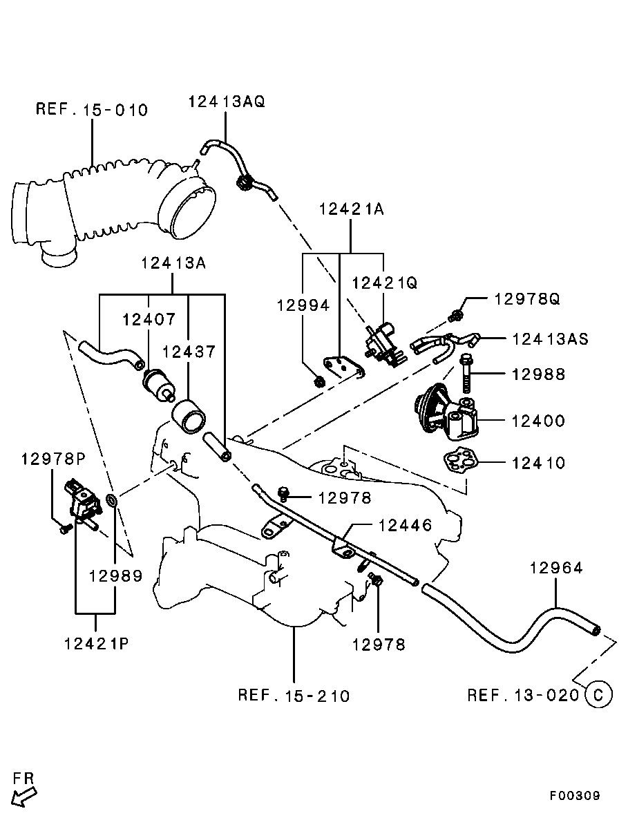 8657A015 Valve,Emission Solenoid Mitsubishi | YoshiParts