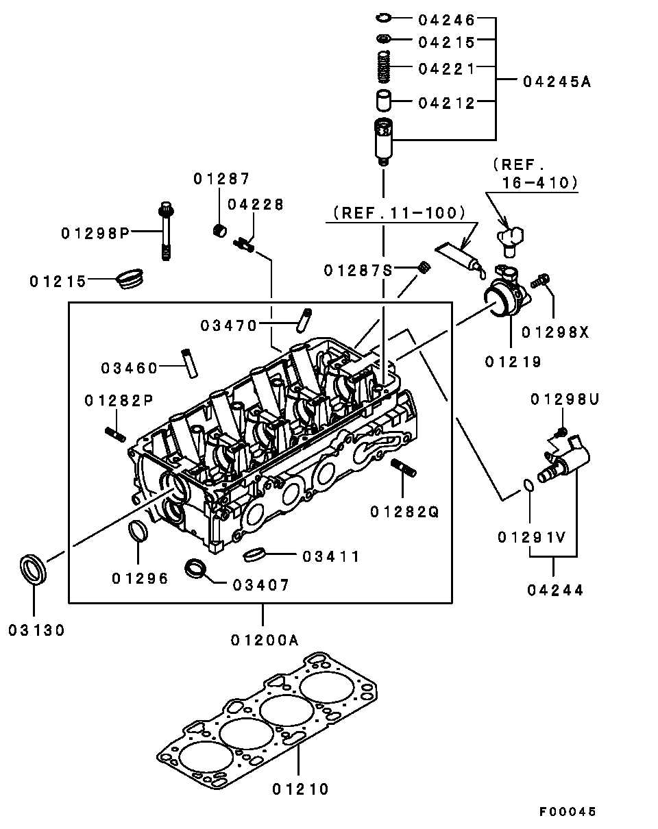 MN163381 Gasket,Cylinder Head Mitsubishi | YoshiParts