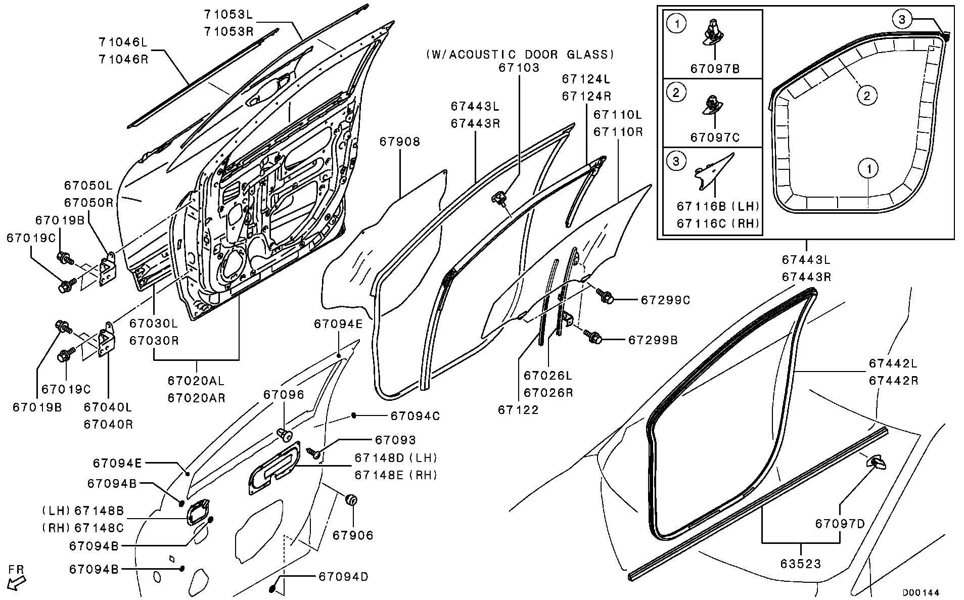 5700A963 Panel,Fr Door,Otr Lh Mitsubishi | YoshiParts