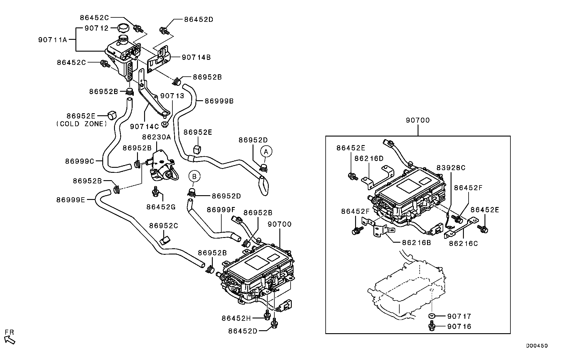 7806A007 Water Pump Assy,Heater Mitsubishi | YoshiParts