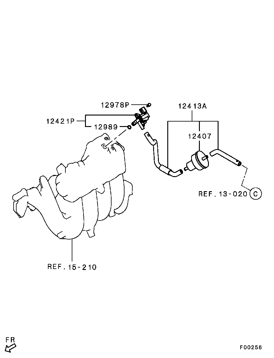 8657A015 Valve,Emission Solenoid Mitsubishi | YoshiParts