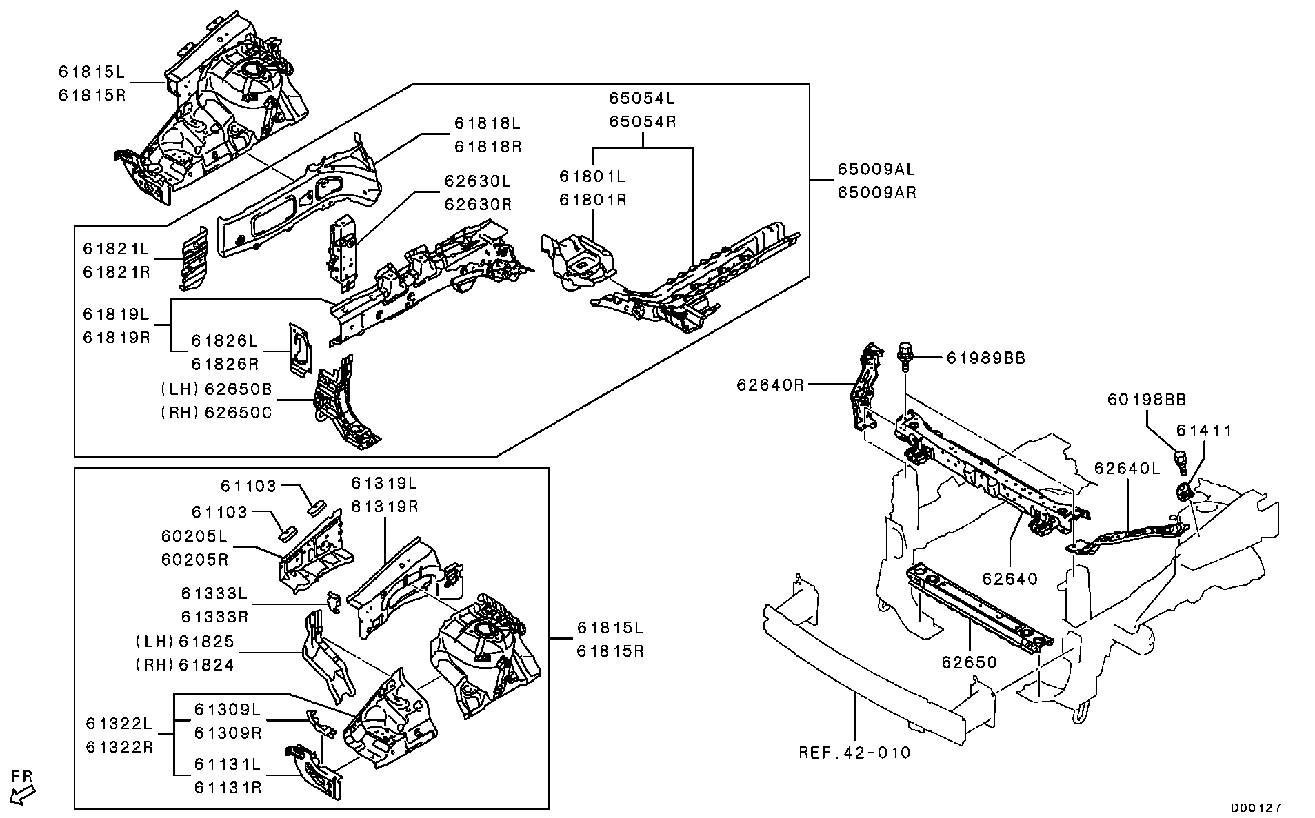 5256C110 Panel,Headlamp Support,Upr Rh Mitsubishi | YoshiParts