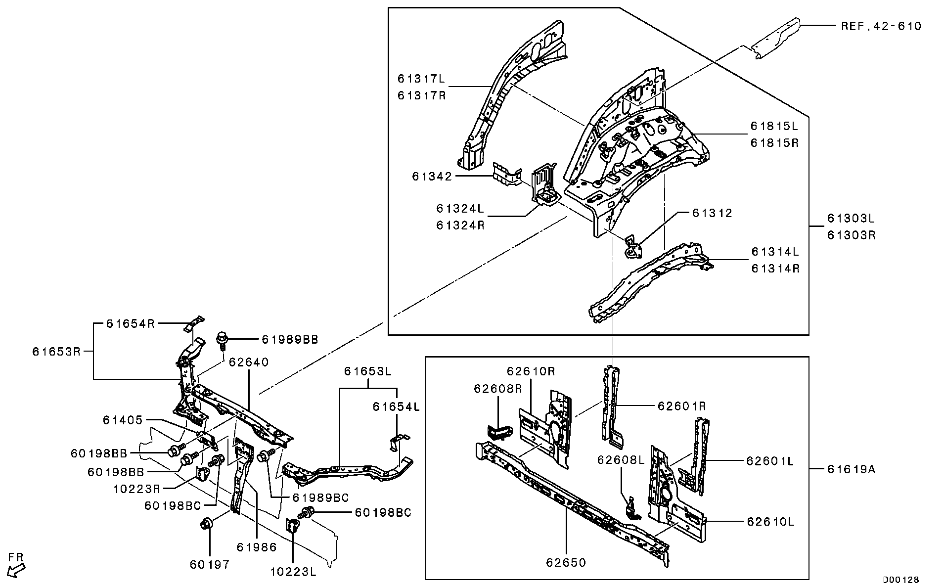 5211A402 Panel Assy,Fr End Mitsubishi | YoshiParts