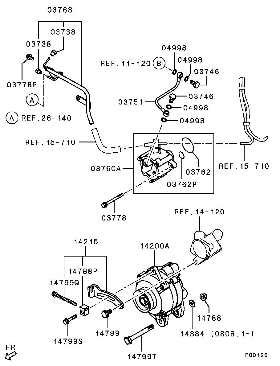 2020A019 Vacuum Pump Assy Mitsubishi | YoshiParts