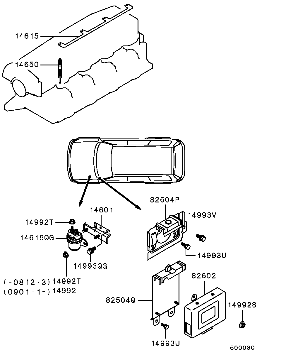 MR577131 Glow Plug Mitsubishi | YoshiParts