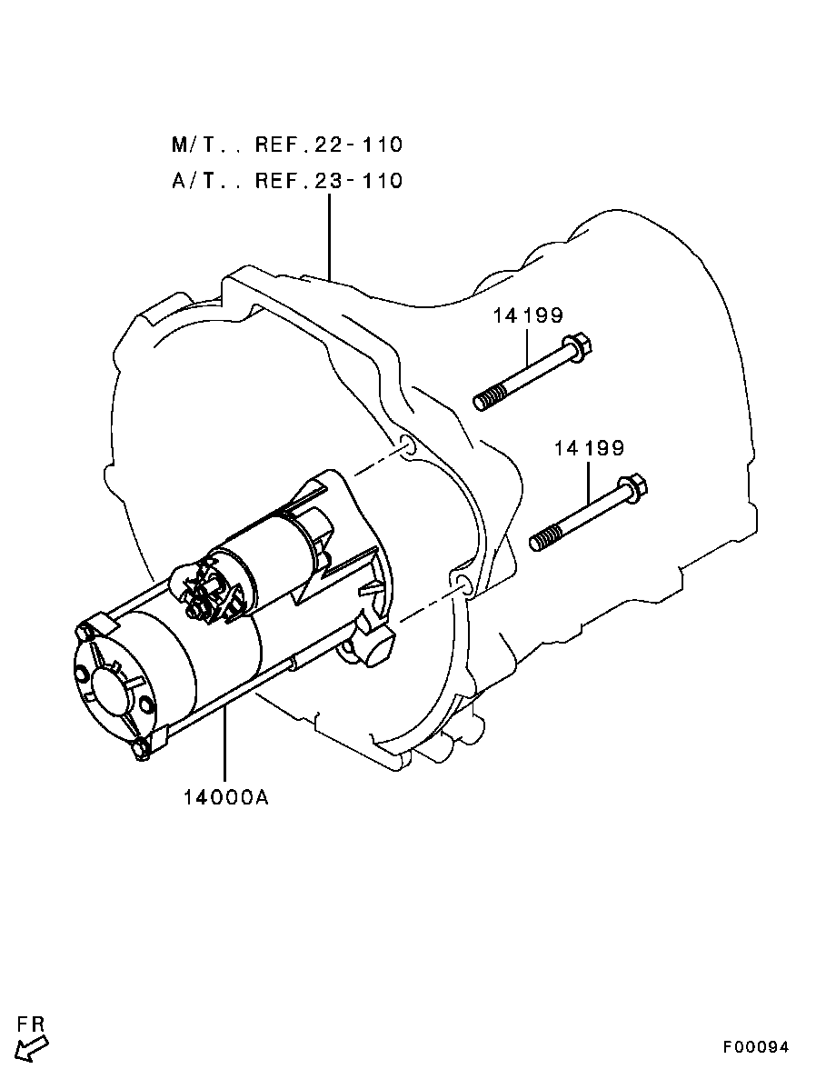 1810A053 Starter Assy Mitsubishi | YoshiParts