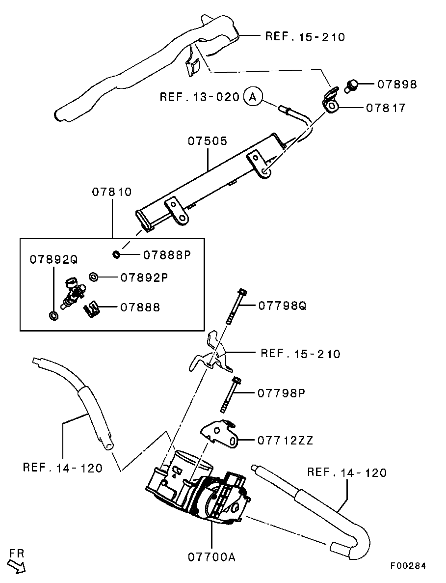 1465A412 Injector Kit,Fuel Mitsubishi | YoshiParts