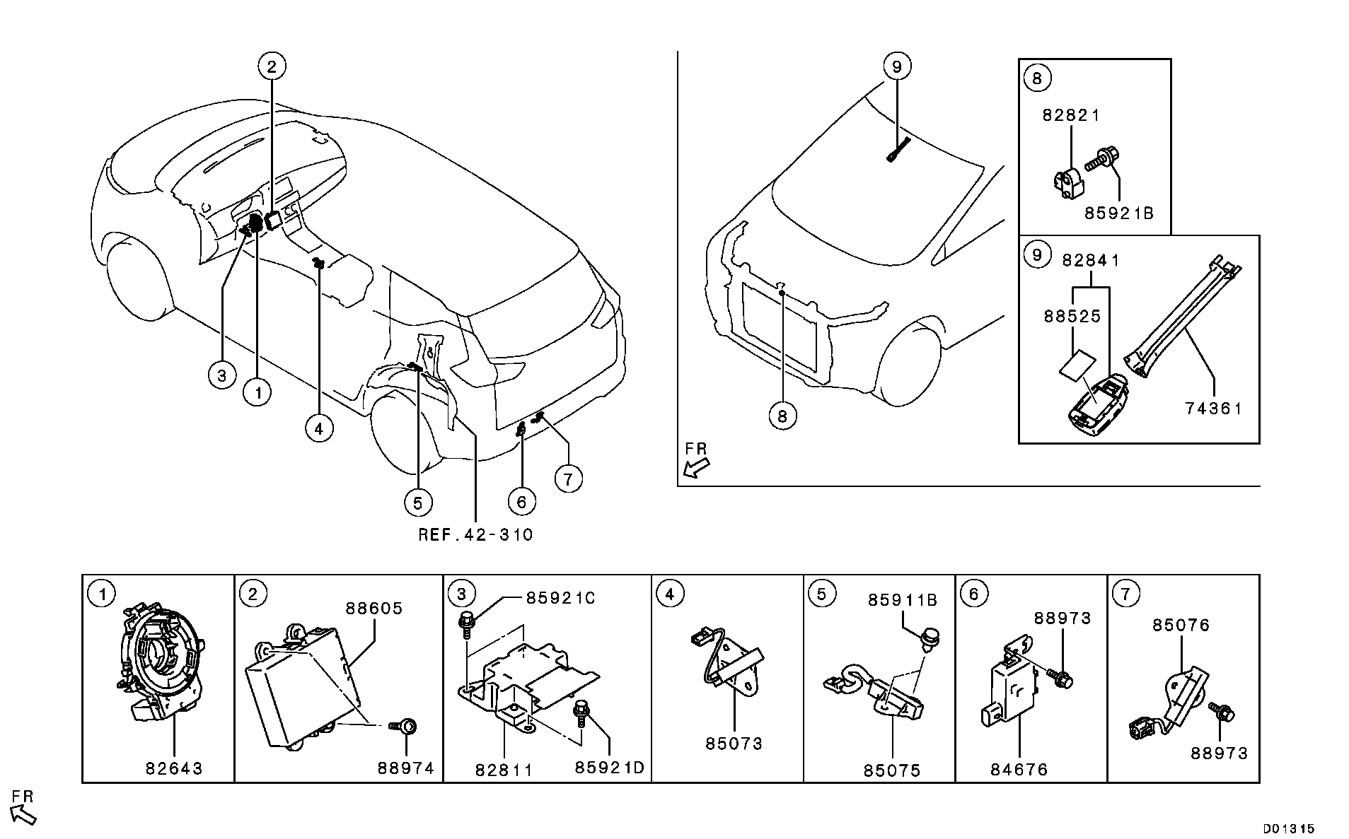 8634A113 Sensor,Lighting Control Mitsubishi | YoshiParts