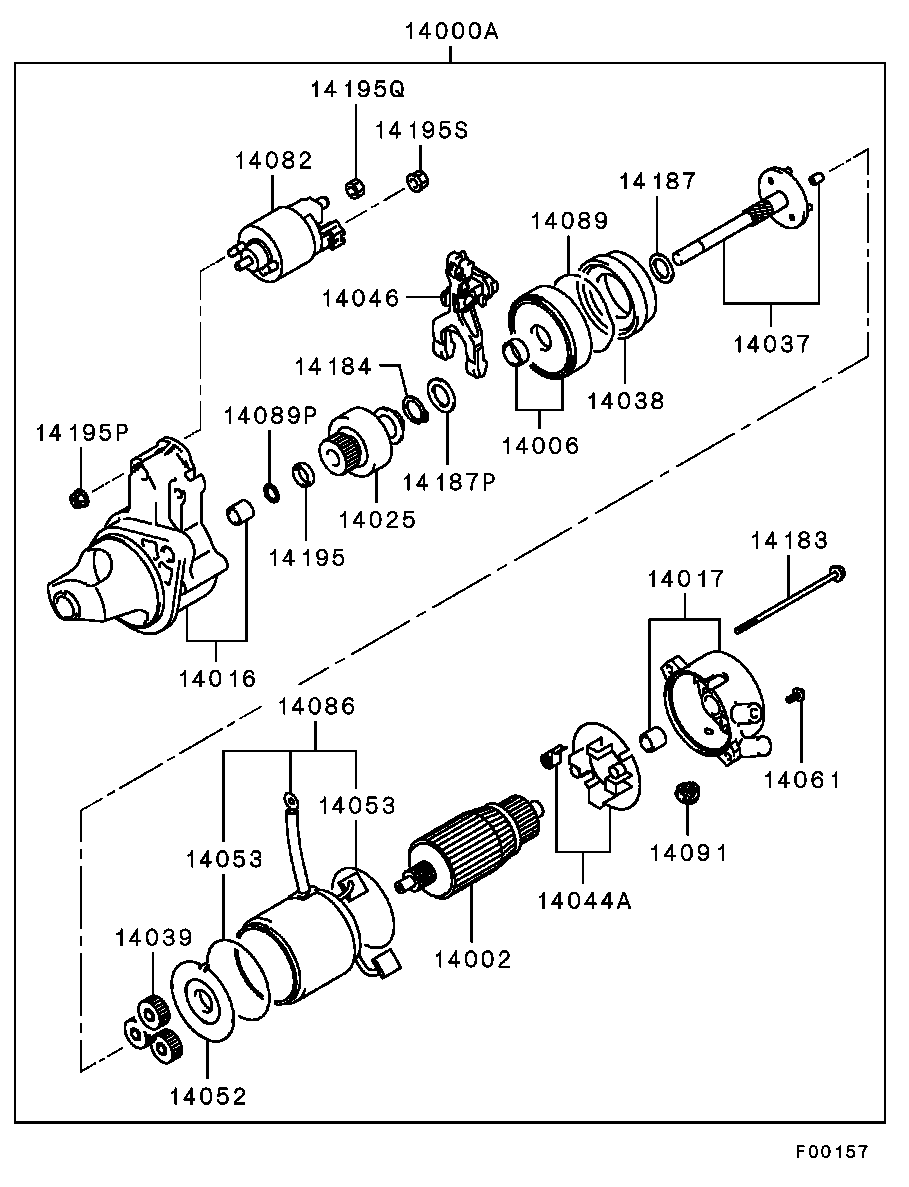 1810A230 Starter Assy Mitsubishi | YoshiParts
