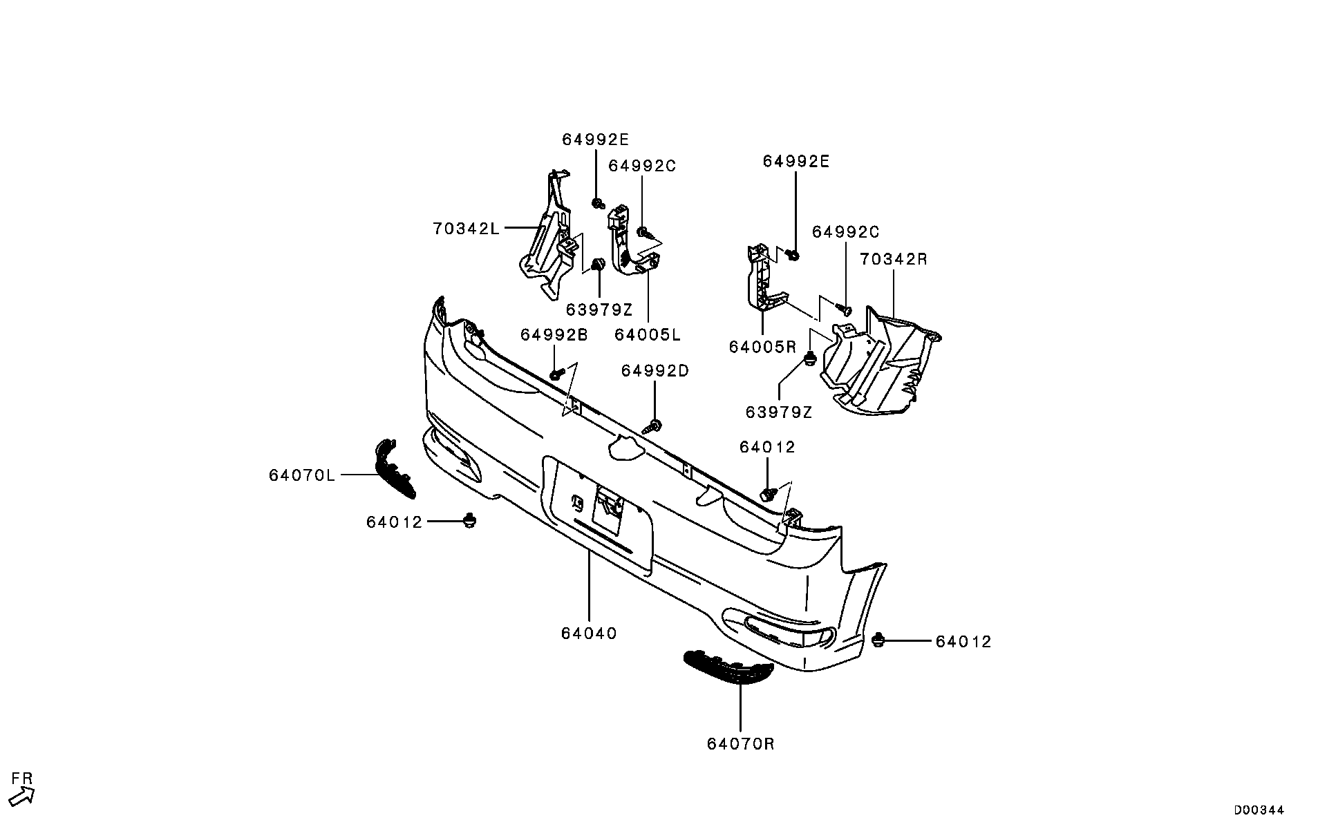 MQ506716 Shield,Rr Wheelhouse Splash,Rh Mitsubishi | YoshiParts